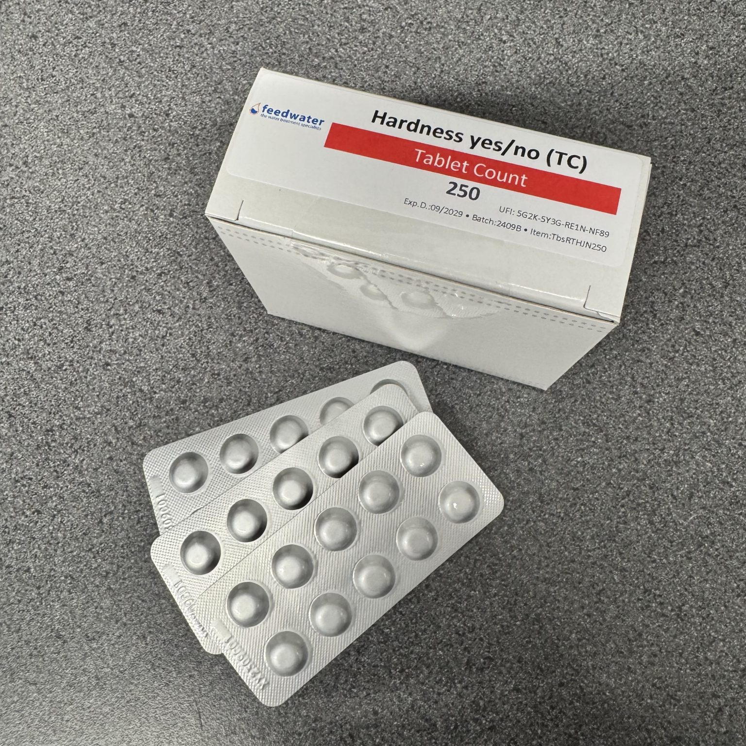 Total Hardness Yes No Tablets for Softened Water | Feedwater Website